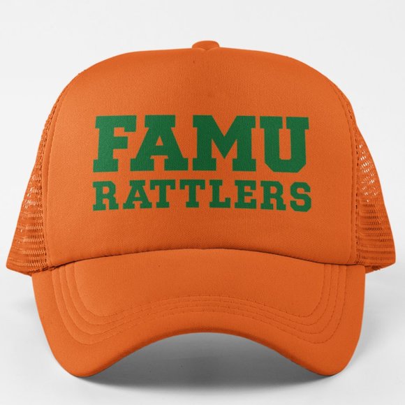 Accessories | New Florida Am Famu Rattlers Wordmark Foam Trucker Mesh ...